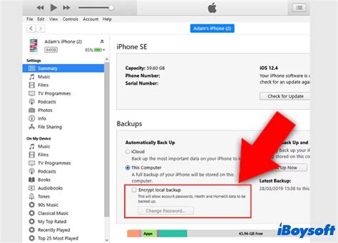 Image result for What Is Encrypt Local Backup Password
