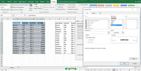 Image result for Excel Table Format