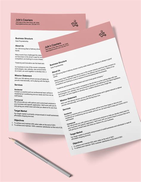 Image result for Description of Business Example