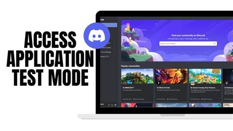 Image result for Application Test Mode Discord
