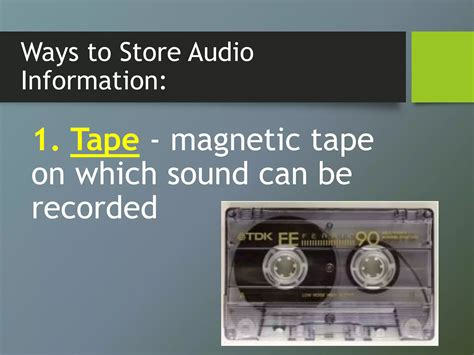 Image result for Example of Audio Information