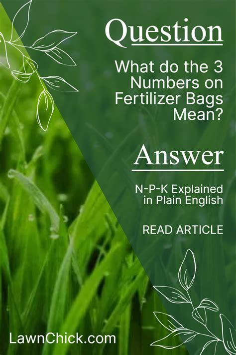 Image result for NPK Numbers