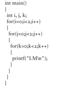 Image result for Nested Loop Examples