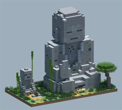 Image result for Building Ideas Minecraft Statue