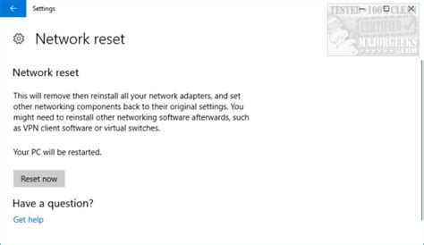 Image result for Computer Network Reset