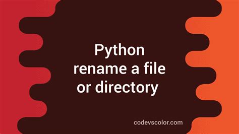 Image result for Python Code to Name File
