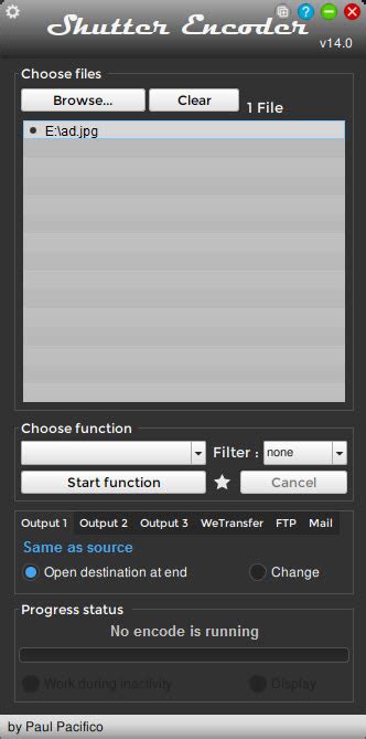 Image result for Shutter Encoder WebM With Alpha