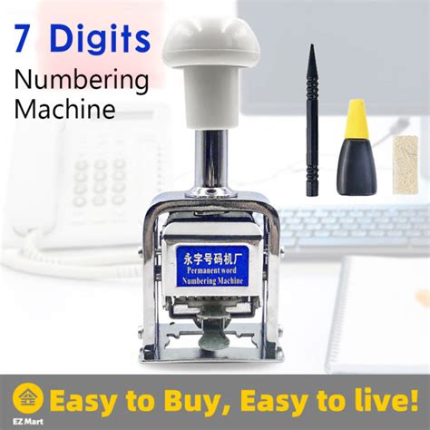 Image result for 7 Digit Numbering Machine