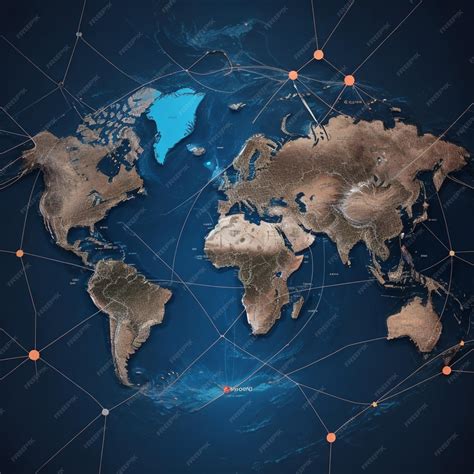 Image result for Global Network Map Background