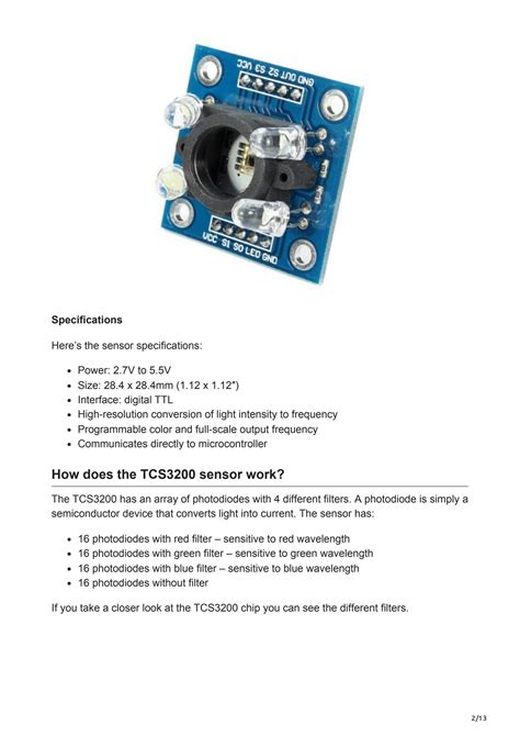 Image result for Color Sensor for Arduino