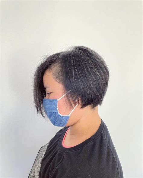 Image result for Angled Pixie Cut