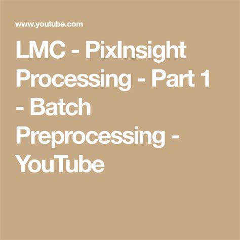 Image result for PixInsight Batch Processing