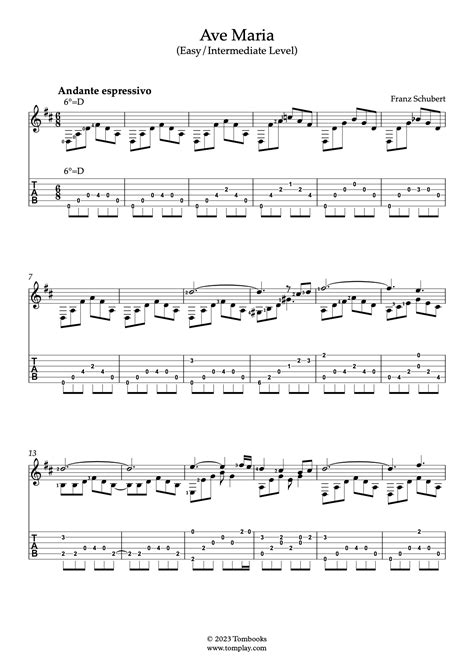 Image result for Ave Maria Guitar Tutorial