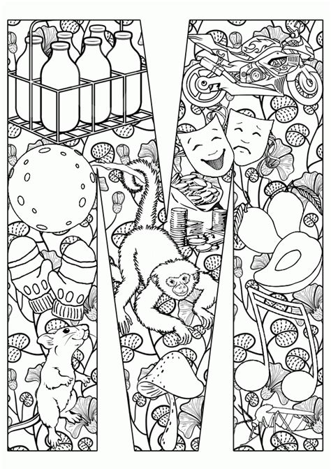 Image result for M Coloring Pages