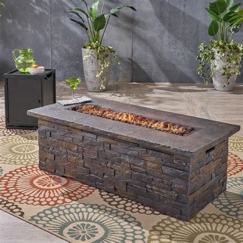 Image result for Rectangular Outdoor Fire Pit