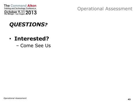 Image result for Operational Assessment Examples