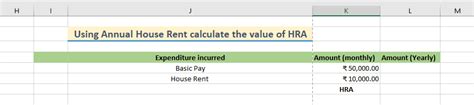 Image result for HRA Calculation Formula