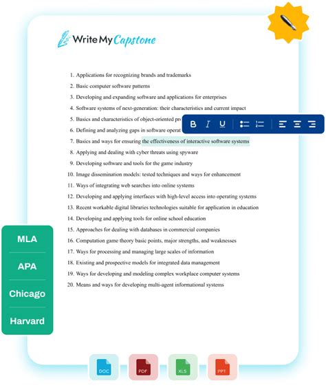 Image result for Capstone Project Ideas Computer Science