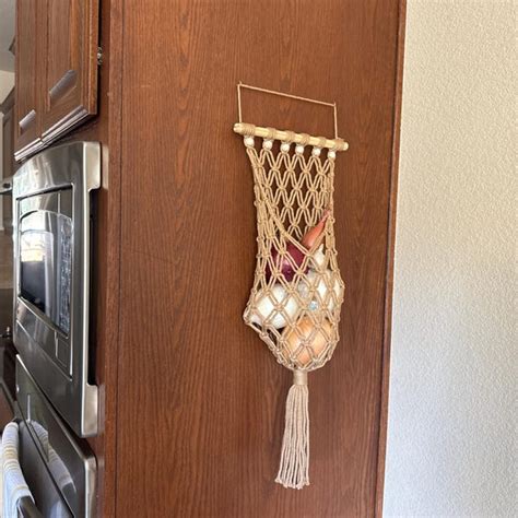 Image result for Potato Storage Macrame Tutorial