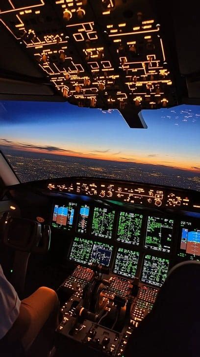 Image result for Sunset Cockpit View