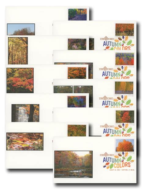 5929-38 - 2024 First-Class Forever Stamp - Autumn Colors - Mystic Stamp ...