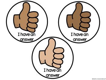 Image result for Number Talks Hand Signals Display