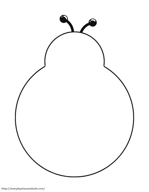 Image result for Free Printable Ladybug Pattern