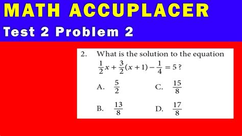 Image result for Accuplacer Math Practice Test