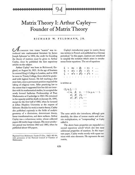 Image result for Matrix Theory Examples