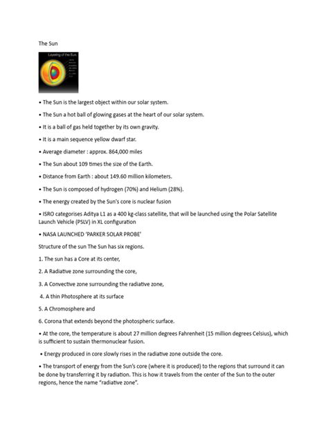 Image result for Solar System Notes PDF Download