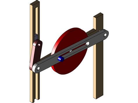 Image result for Quick Return Mechanism CAD Drawing