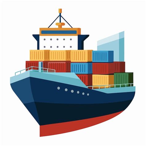 Image result for Container Ship Vector