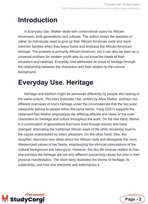 Image result for Everyday Use Essay Examples