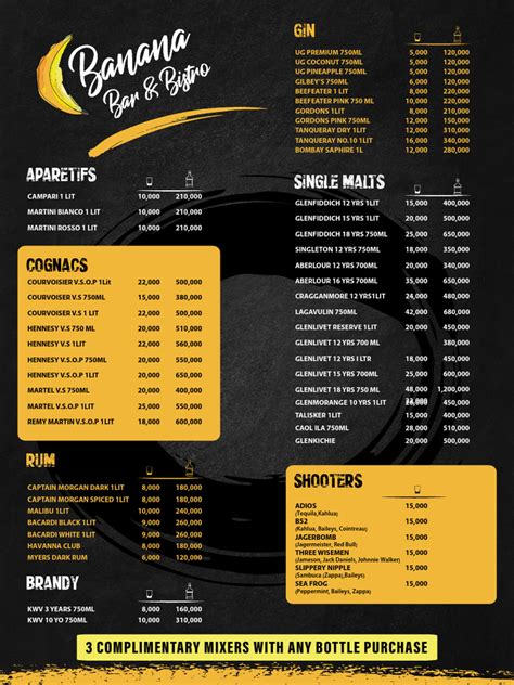 Image result for Alcohol Menu