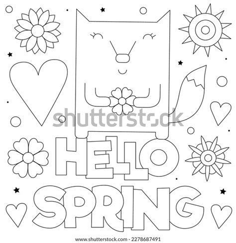 Image result for Hello Spring Coloring