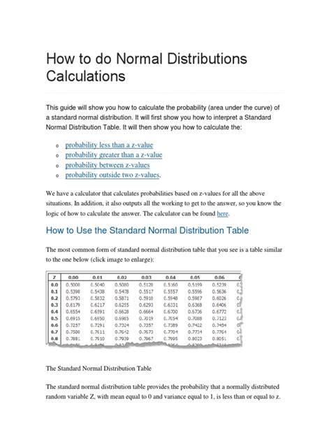 Image result for Normal Distribution P-Value Chart