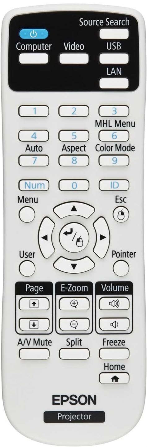 Image result for Epson Projector Remote Controller