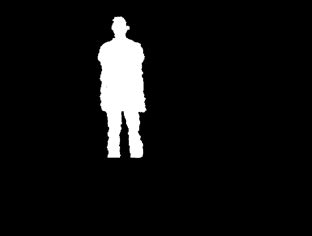 Image result for Human Silhouette Extraction From Image Python