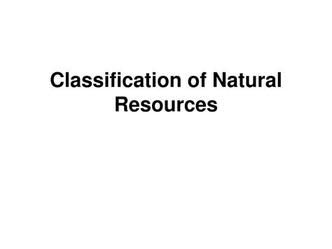 Image result for Classification of Natural Resources