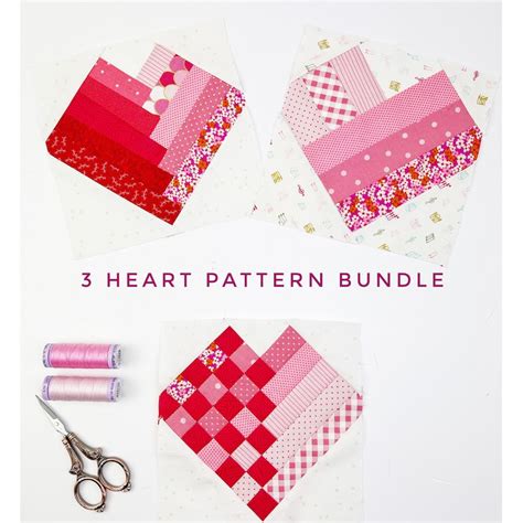 Image result for Easy Heart Quilt Pattern