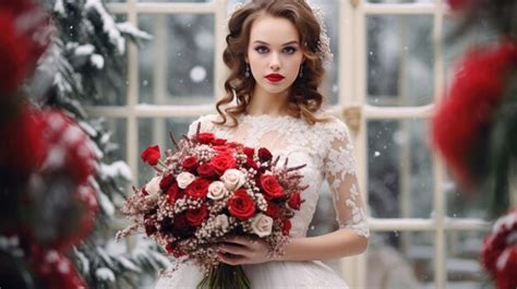 Image result for White Bride in Red