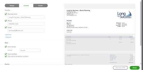 Image result for QuickBooks Invoice Design