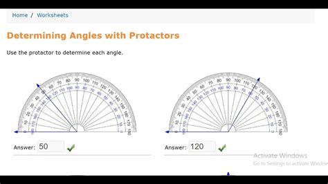 Image result for Measuring Angles Using a Protracter