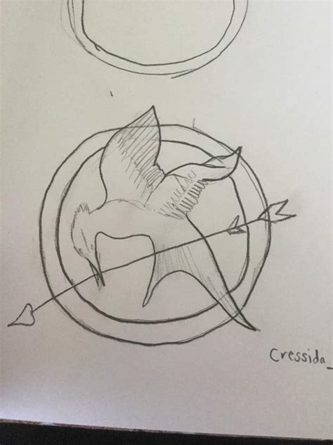 Image result for Hunger Games Mockingjay Pin Outline