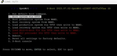Image result for U-Boot TFTP Recovery