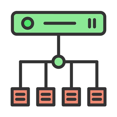 Load balancer Generic Outline Color icon