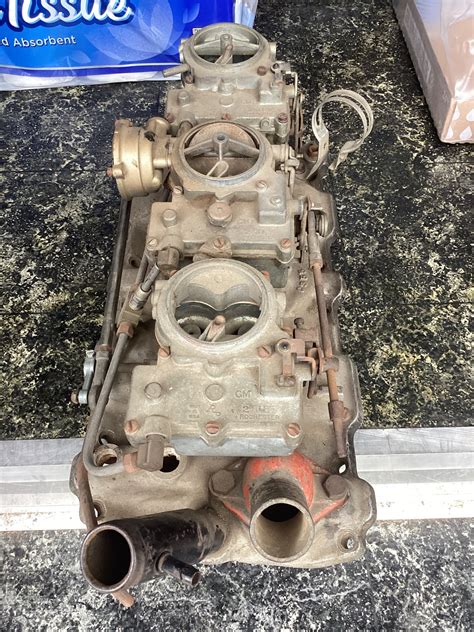 Image result for Chevy Tri-Power Intake