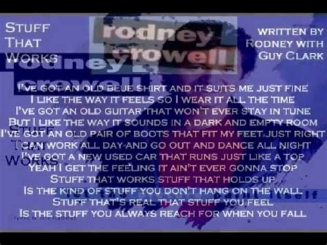 Image result for Stuff That Works Song