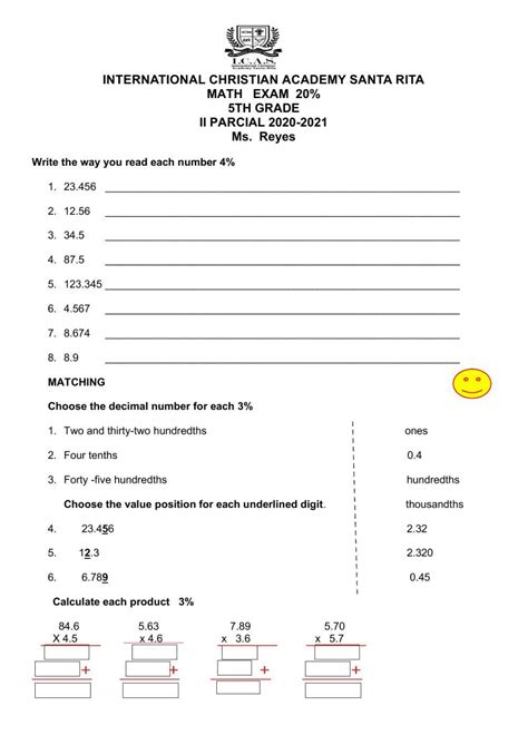 Image result for Divide Decimals Common Core Math Worksheets