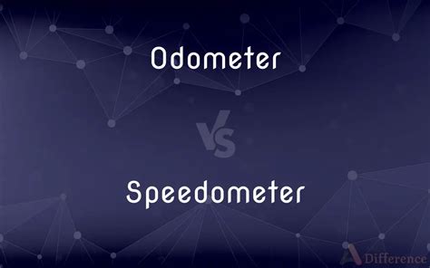 Image result for Odometer vs Speedometer